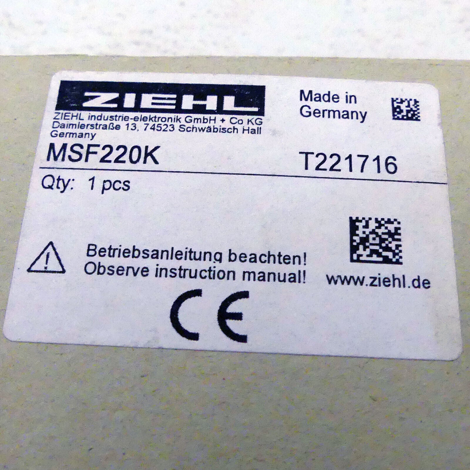 ZIEHL ABEGG MSF220K – Ralakde Automation